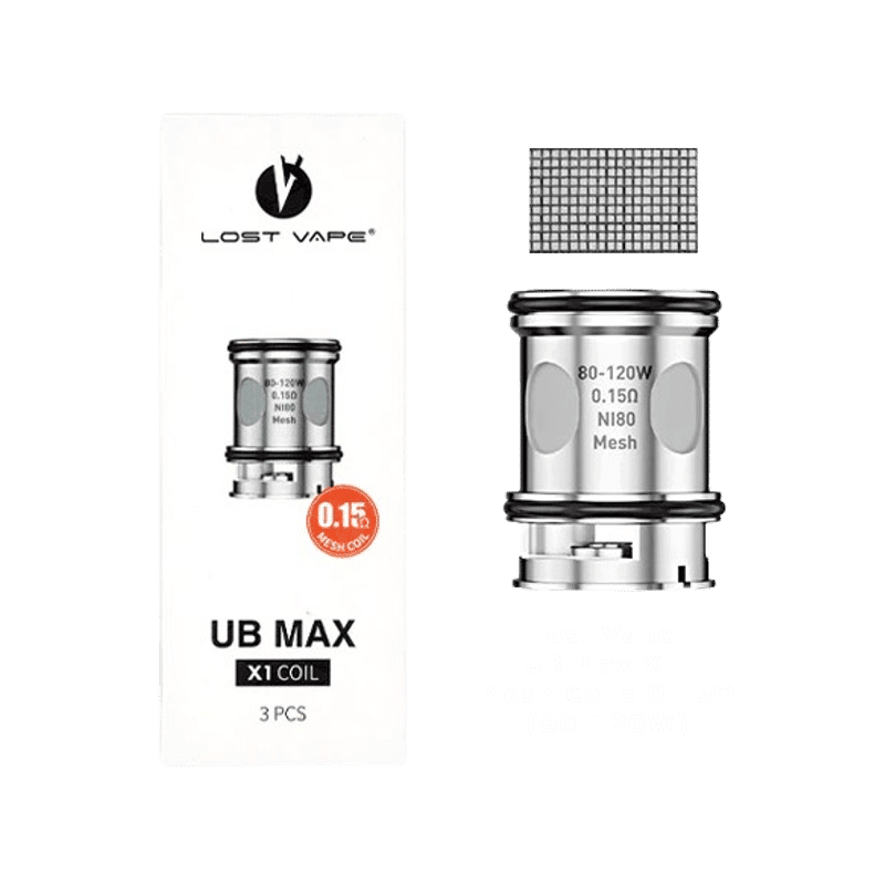 Resistencia UB MAX X1 Coil 0.15Ω by Lost Vape | Vaper's Club