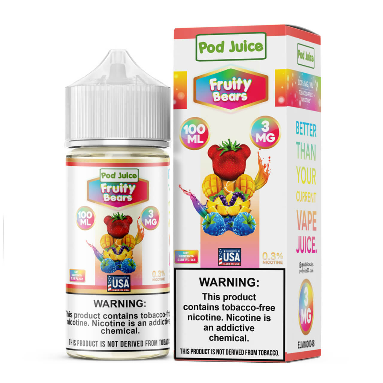 Fruity Bears by Pod Juice | Vaper's Club